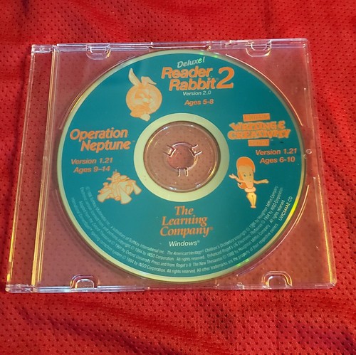 Deluxe Reader Rabbit 2 Ver 2.0 The Learning Company 1996 VINTAGE PC CD ...