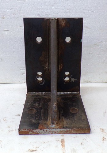RIGHT ANGLE IRON BLOCK, HEIGHT 12", DEPTH 9", WIDTH: 8", THICKNESS: 3/4 ...