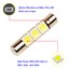 4 x White LED 6614F 6641 TS-14V1CP F30-WHP Fuse Visor Vanity Mirror ...