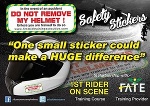 Crash Helmet Safety Stickers DO NOT REMOVE MY HELMET | eBay