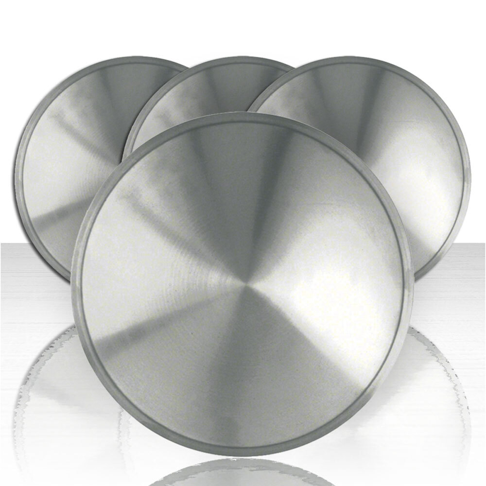 14" FULL MOON HOT ROD RACING DISC HUB CAPS SOLID WHEEL COVERS RIMS New ...