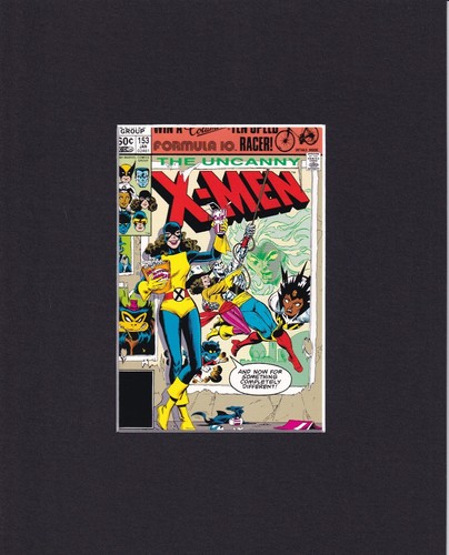 8X10" Matted Print Postcard Comic Book Cover Art, The Uncanny X-Men ...