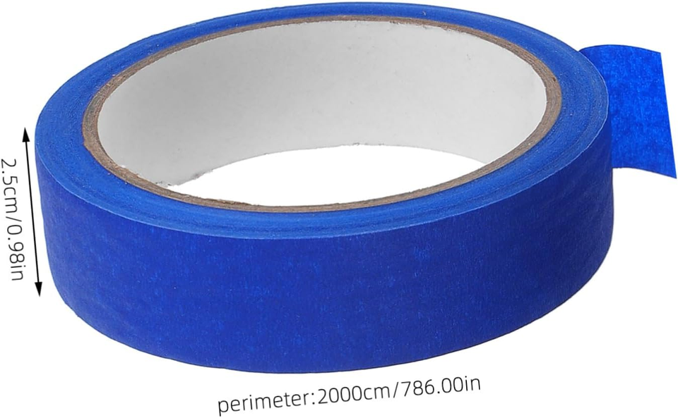 Flexible Crepe Paper Masking Tape 6 Rolls Painters Tape Adhesive ...