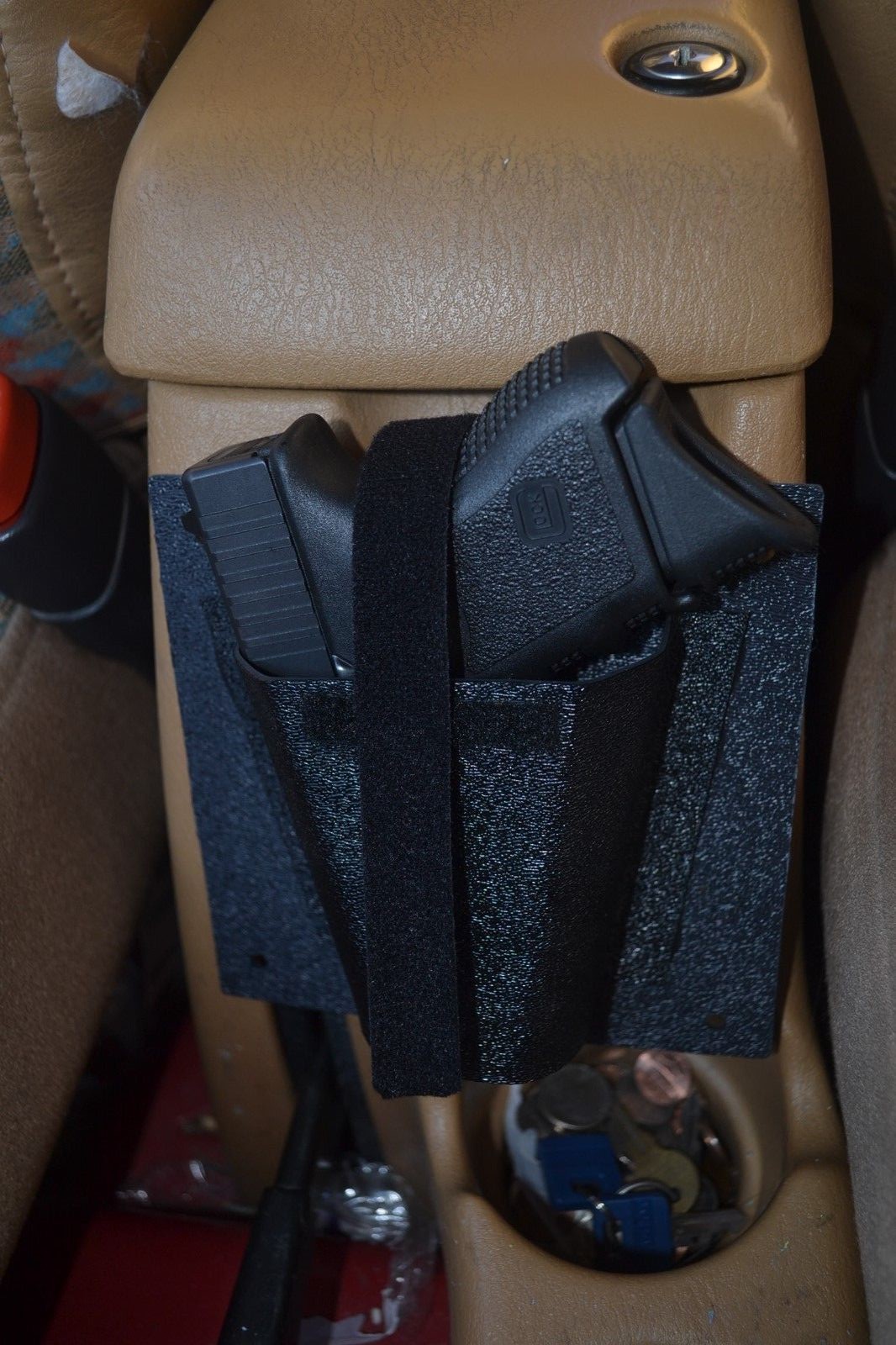 TACTICAL VEHICLE-CAR GUN HOLSTER-- MOUNT IT ANYWHERE-- MADE IN THE USA ...