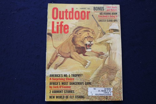 1964 FEBRUARY OUTDOOR LIFE MAGAZINE - FISHING, HUNTING, CAMPING - E ...