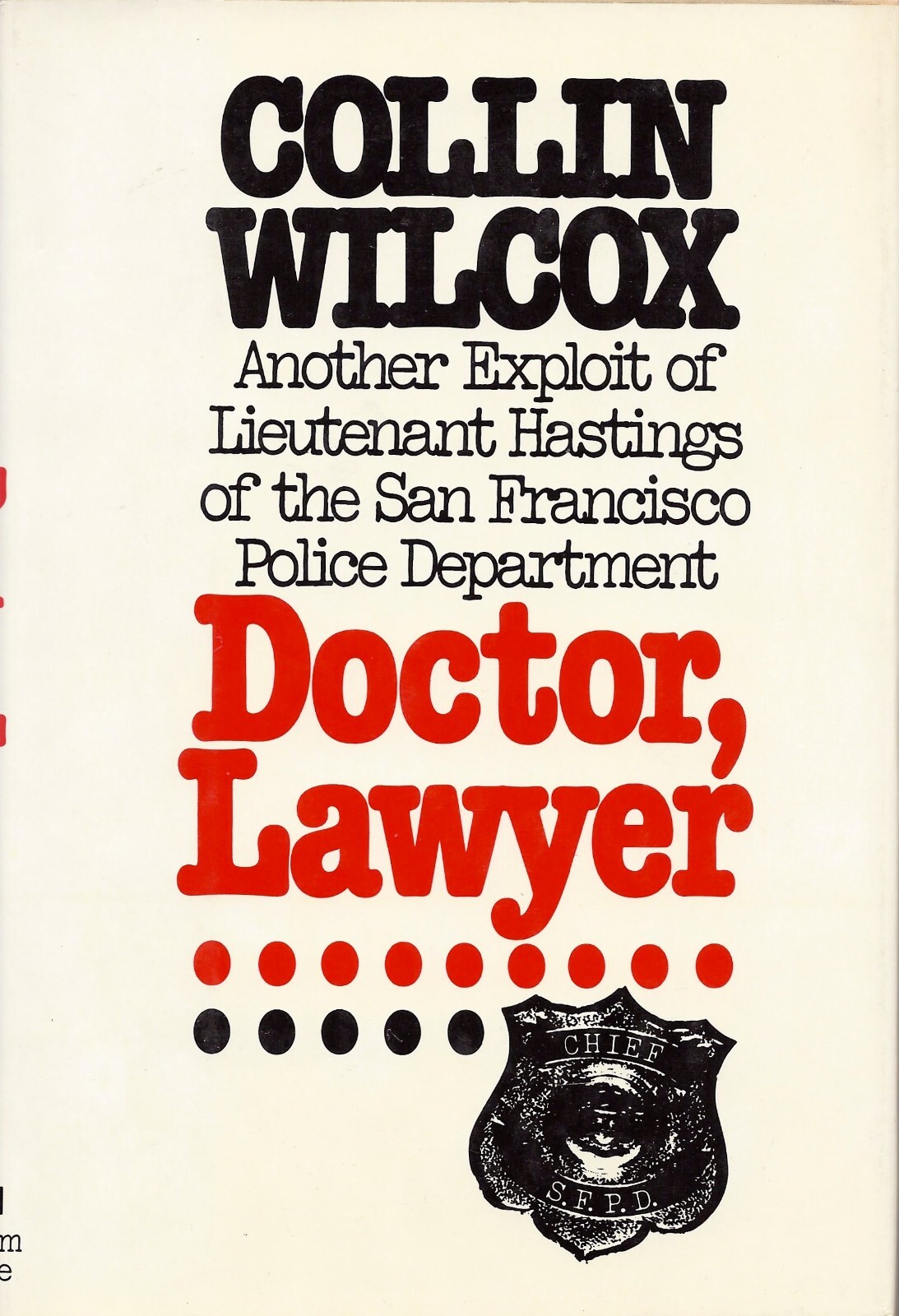 Doctor, Lawyer by Collin Wilcox (Random House, 1977, Hardcover) | eBay