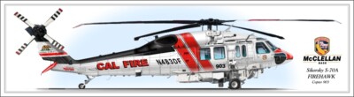 CALFIRE SIKORSKY S-70 FIREHAWK - Panoramic Poster | eBay