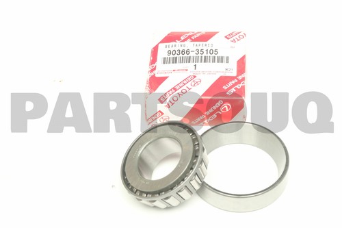 9036635105 Genuine Toyota BEARING (FOR FRONT AXLE HUB OUTER), RH/LH ...