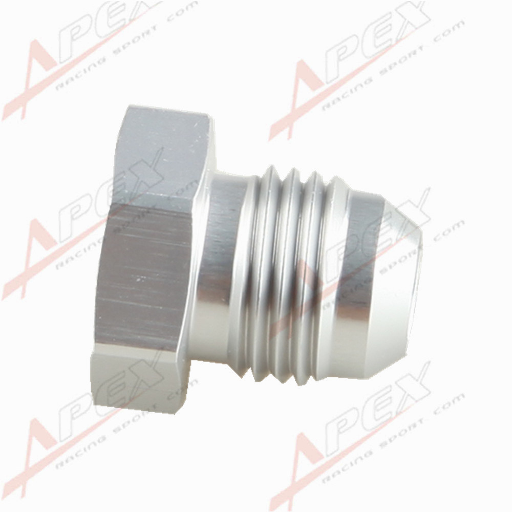 AN3 AN4 AN6 AN8 AN10 AN12 Male Flare Plug Fitting Aluminum Alloy AN ...