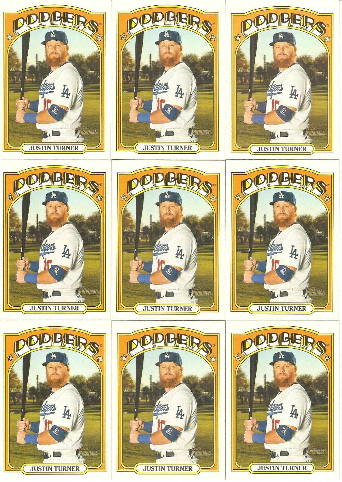 27 CARD JUSTIN TURNER BASEBALL CARD LOT 616 | eBay