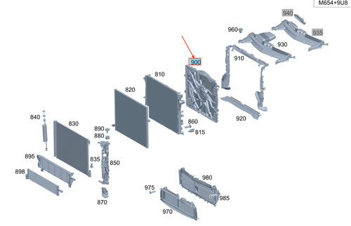NEW MERCEDES-BENZ E W213 OIL COOLER BLOWER A0999063802 ORIGINAL | eBay