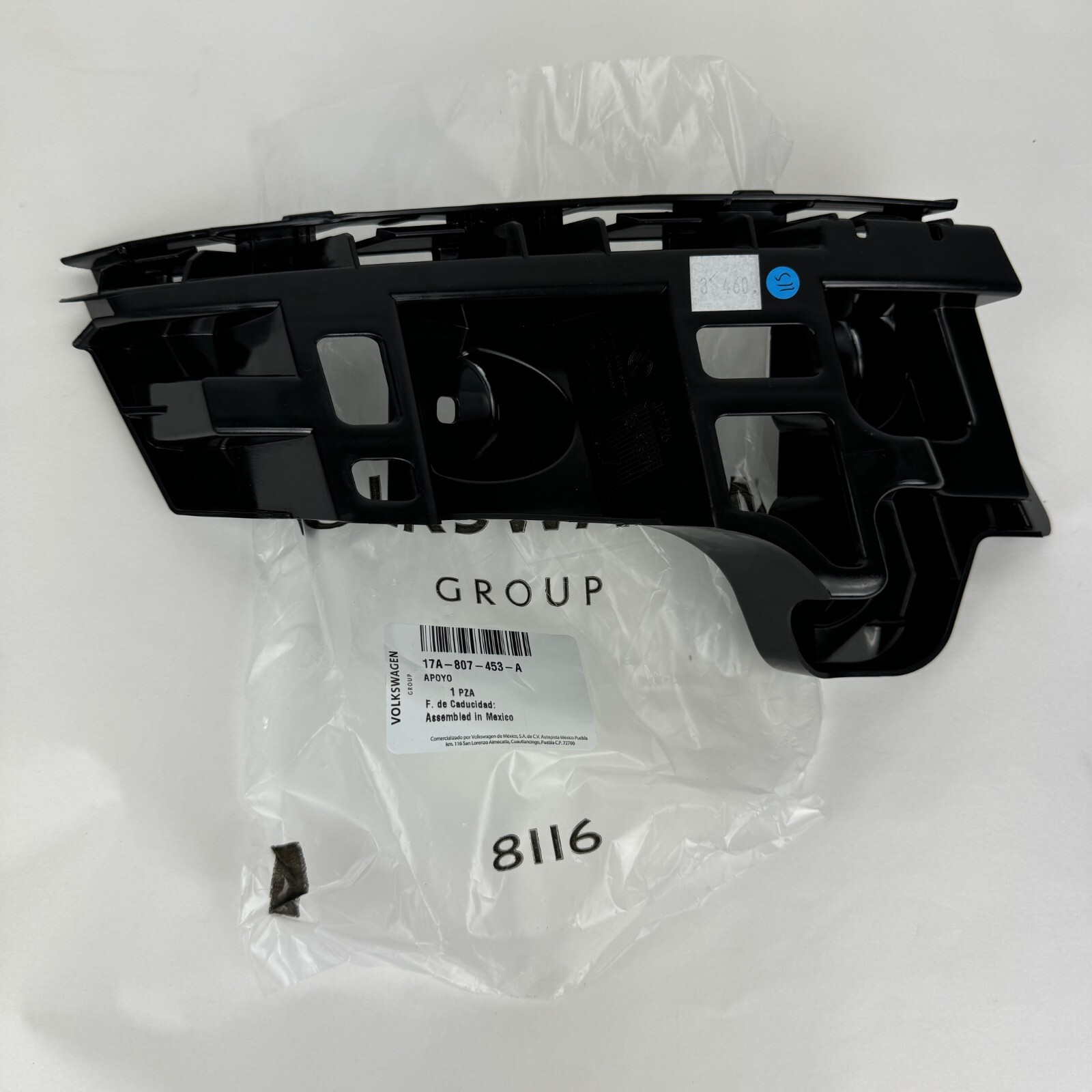 NEW 2019 - 2021 Volkswagen Jetta Rear Left Bumper Bracket Guide 17A-807 ...