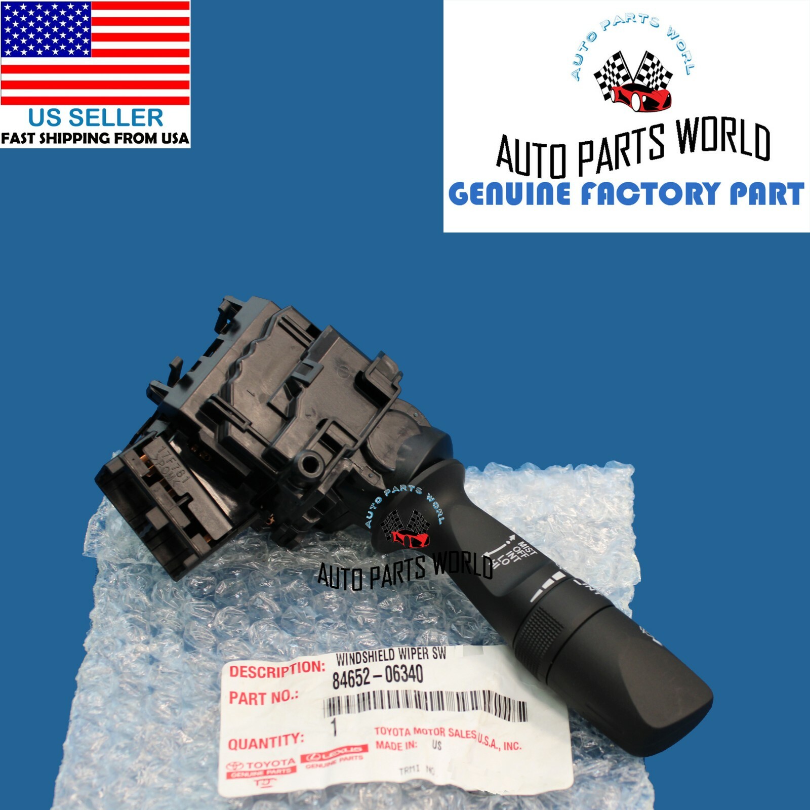 GENUINE TOYOTA AVALON CAMRY COROLLA TACOMA INTERMITTENT WIPER SWITCH ...