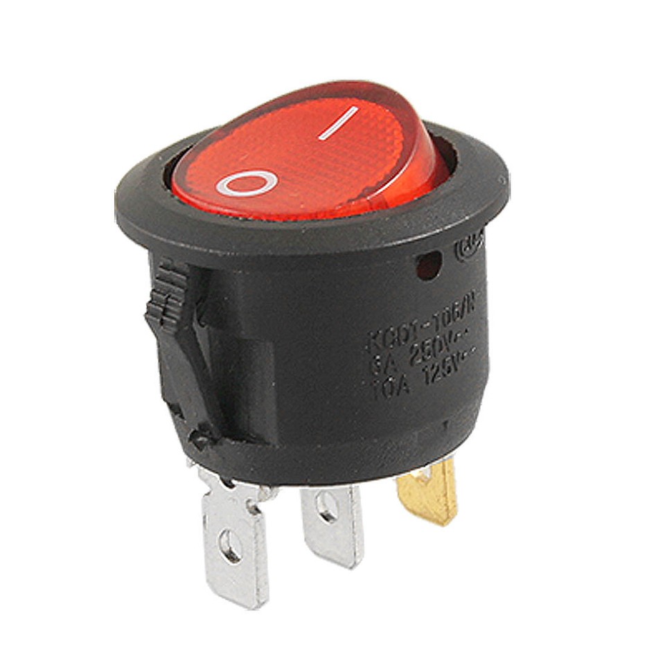 Red AC voltage switch 120vAC - 3 wire | eBay