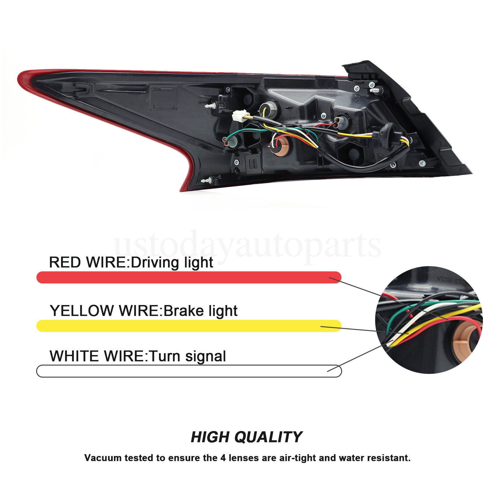 Rear Outer Tail Lamp Brake Light For 2016 2017 2018 Nissan Altima L & R ...