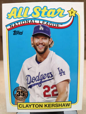 2024 Topps '89 Topps All Star #89ASB49 Clayton Kershaw Los Angeles ...