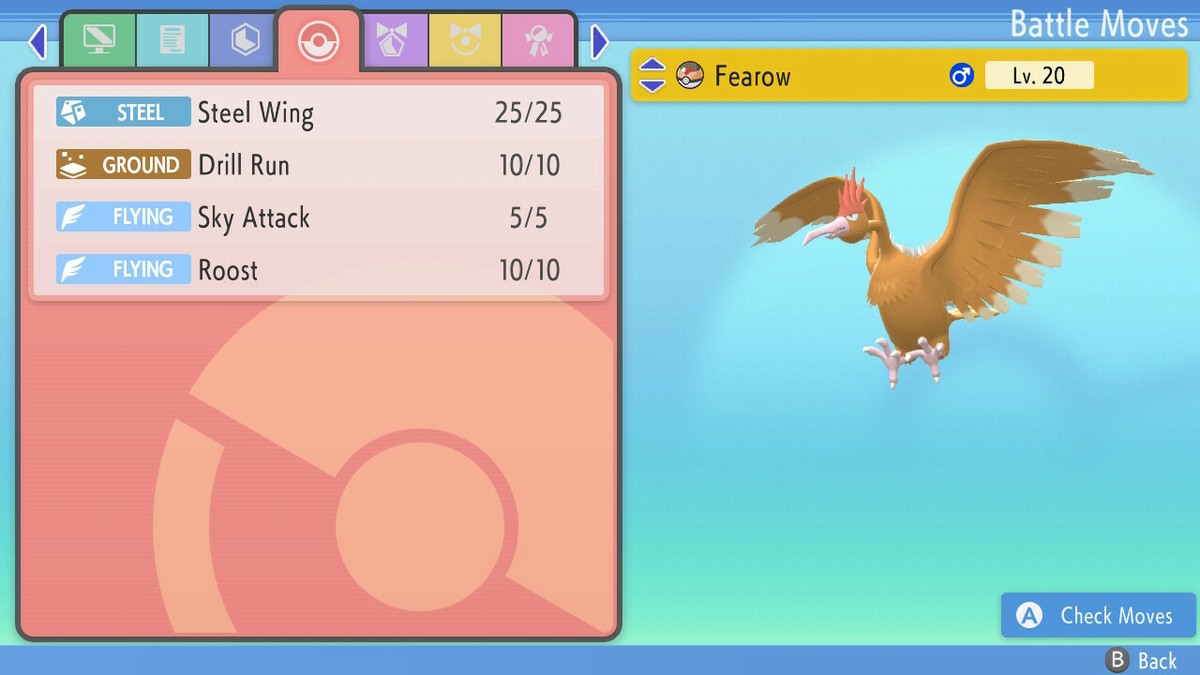 Fearow Pokemon Brilhante Pokédex Number 022 Fearow Apparently Fearow