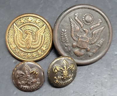 Buttons - Brass Military Buttons