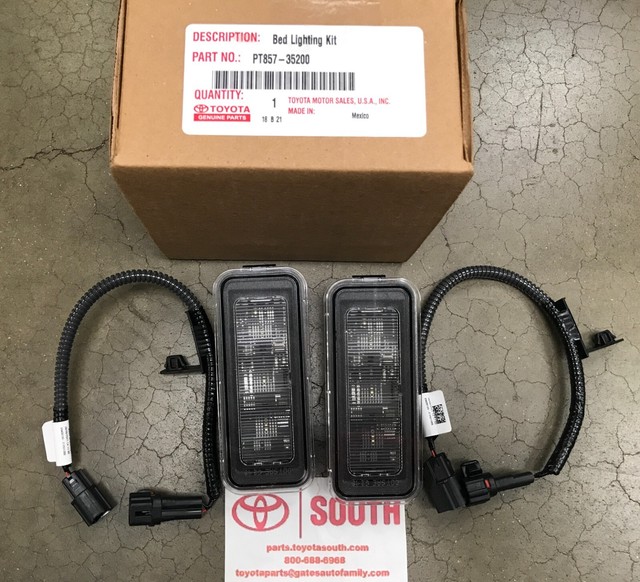 Toyota Tacoma 2020 OEM Bed Lighting Kit Pt857-35200 for sale online | eBay