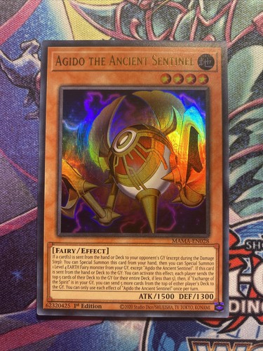 (MAMA) Agido the Ancient Sentinel 1st Edition Ultra Rare MAMA-EN028 Yu ...
