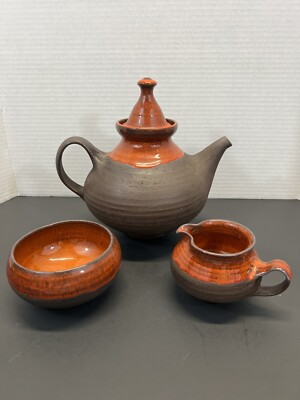 VTG MCM HENRIK DITLEV LARSEN Danmark Denmark Tea Pot - Sugar Bowl ...