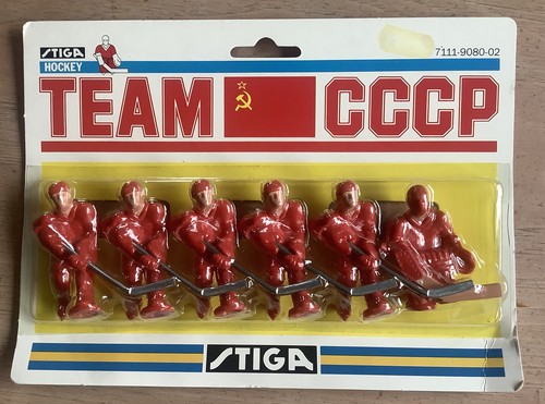 Rare Vintage Stiga Table Hockey Players - Stiga 1989 Hockey- CCCP- KLM ...