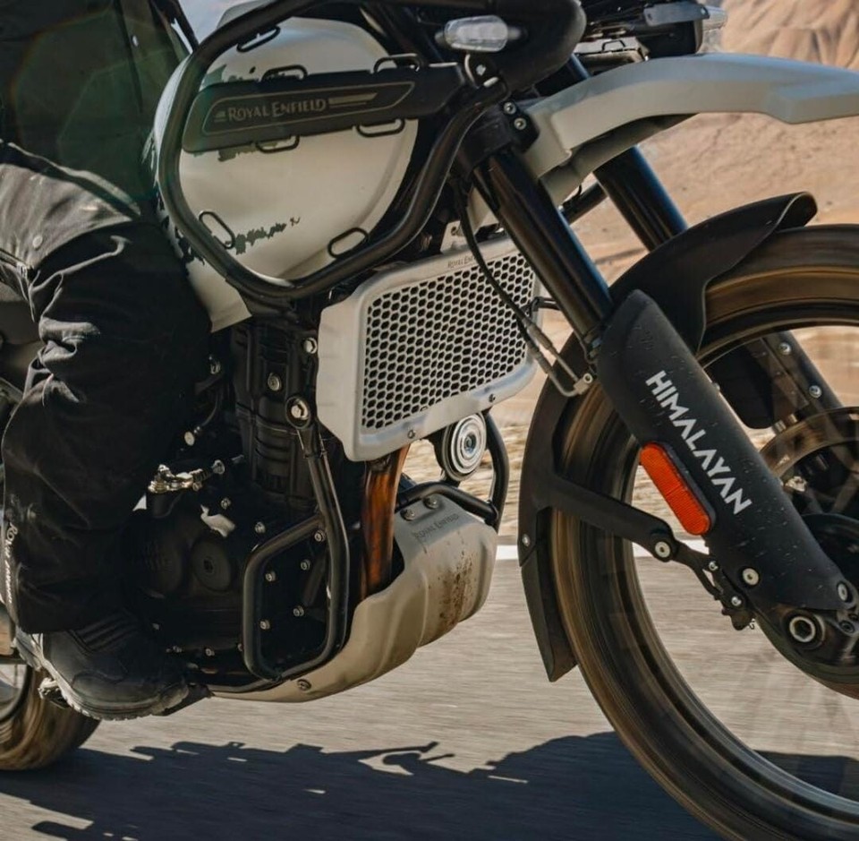 RALLY PROTECTION FIT Royal Enfield Himalayan 450 Engine Guard | Silver ...