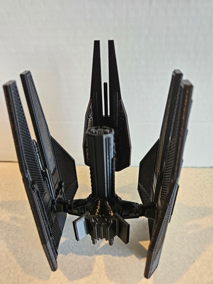 3d Printed Star Wars Tie Oppresser Black 6 In Fully Assembled | eBay