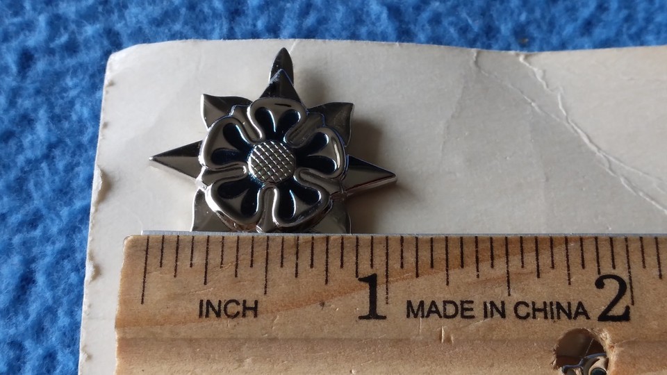 2 PAIRS OF SILVER TONE - OFFICERS MILITARY INTELLIGENCE PINS - NEW ...