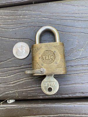 Miniature Yale 6 Pin Padlock With Key | eBay