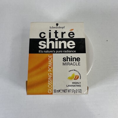 Schwarzkopf Citre Shine Glossing Pomade Shine Miracle 2 oz Discontinued ...