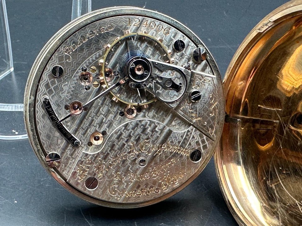 Antique 1901 Hamilton Grade 942 Double Private Labels Pocket Watch ...