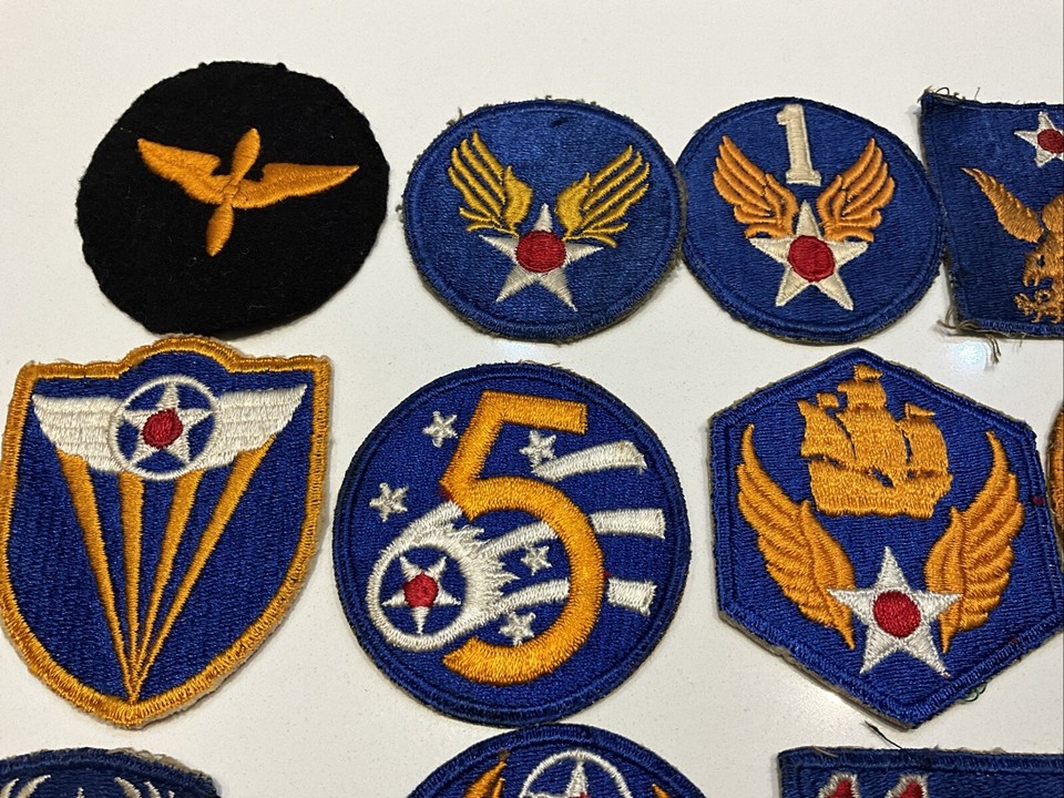 20 Original WWII US ARMY AIR FORCE CUT EDGE FIGHTERS BOMBERS PILOT ...