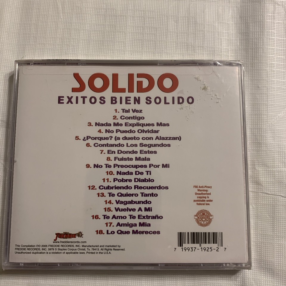 Solido - Exitos Bien Solido, CD New and Sealed. | eBay