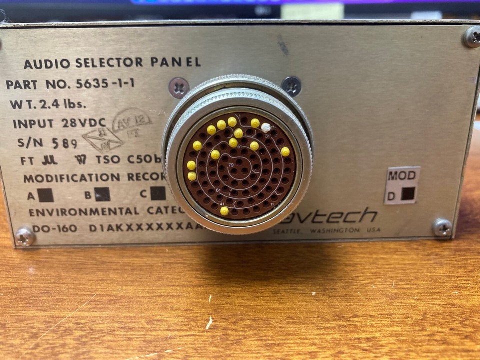 Cessna 525 audio panel 5635-1-1 | eBay
