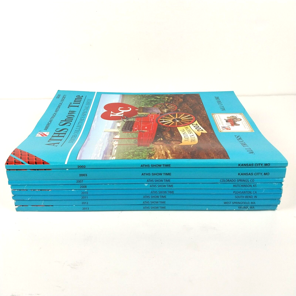 Lot of 8 ATHS Show Time Magazine Collector's Special Issues - 2002-2013 ...