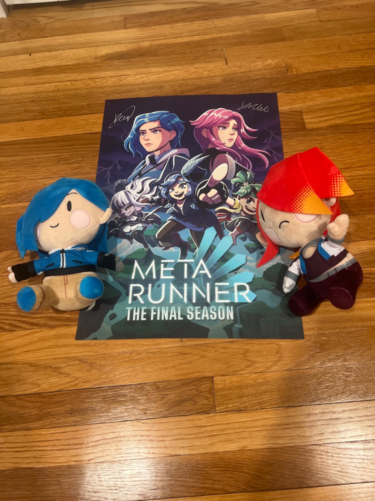 (super rare) limeted edition meta runner poster signed +two meta runner ...
