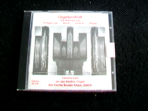Orgelportrait by Verena Lutz an der Mathis-Orgel (CD, 1997, Sonora) | eBay