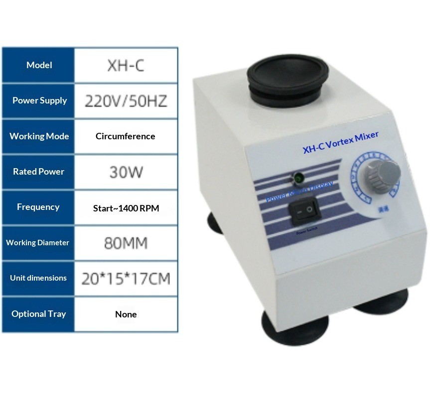 New Lab Vortex Mixer Stirrer Tube Shaker Vortexer Laboratory Device ...