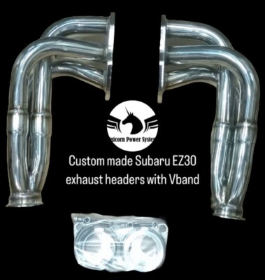 VBand Exhaust Headers for Subaru Legacy Outback Tribeca flat-6 DOHC H6 ...