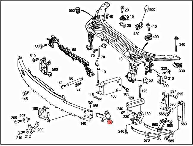 Genuine MERCEDES A205 C205 S205 W205 C-CLASS W205 Bracket 2056203501 | eBay