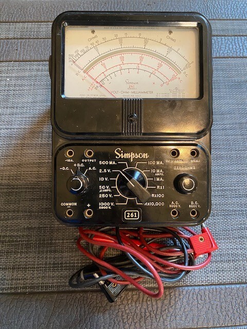 Simpson Multimeter 261 Series 2 Vintage With Original Case. Tested | eBay