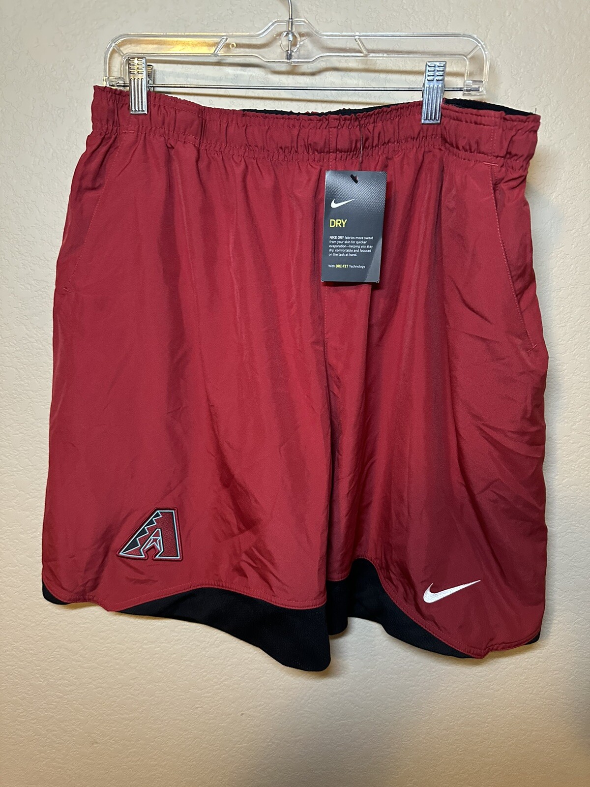 Men's Nike Dri-Fit MLB Arizona Diamondbacks Athletic Shorts XXL | eBay