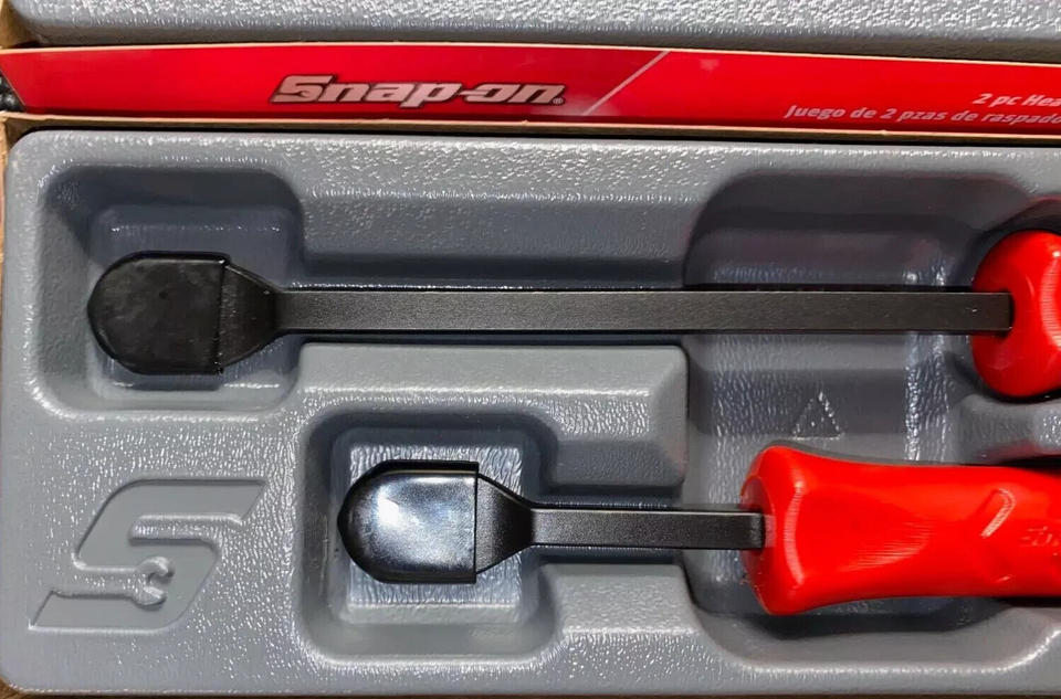 SNAP ON TOOLS CSAS200 R 2Pc RED Heavy Duty Striking Carbon Scraper ...