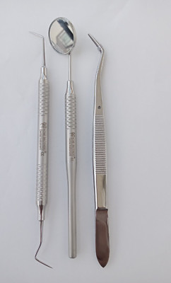 Dental Examination Set Basic Diagnostic Kit Hollow Handle | eBay