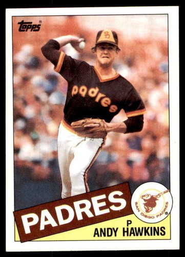1985 TOPPS BASEBALL SAN DIEGO PADRES #299 ANDY HAWKINS | eBay