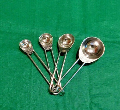 Prima Housewares Item #18273C 4 Pc. Stainless Steel Measuring Spoon Set ...