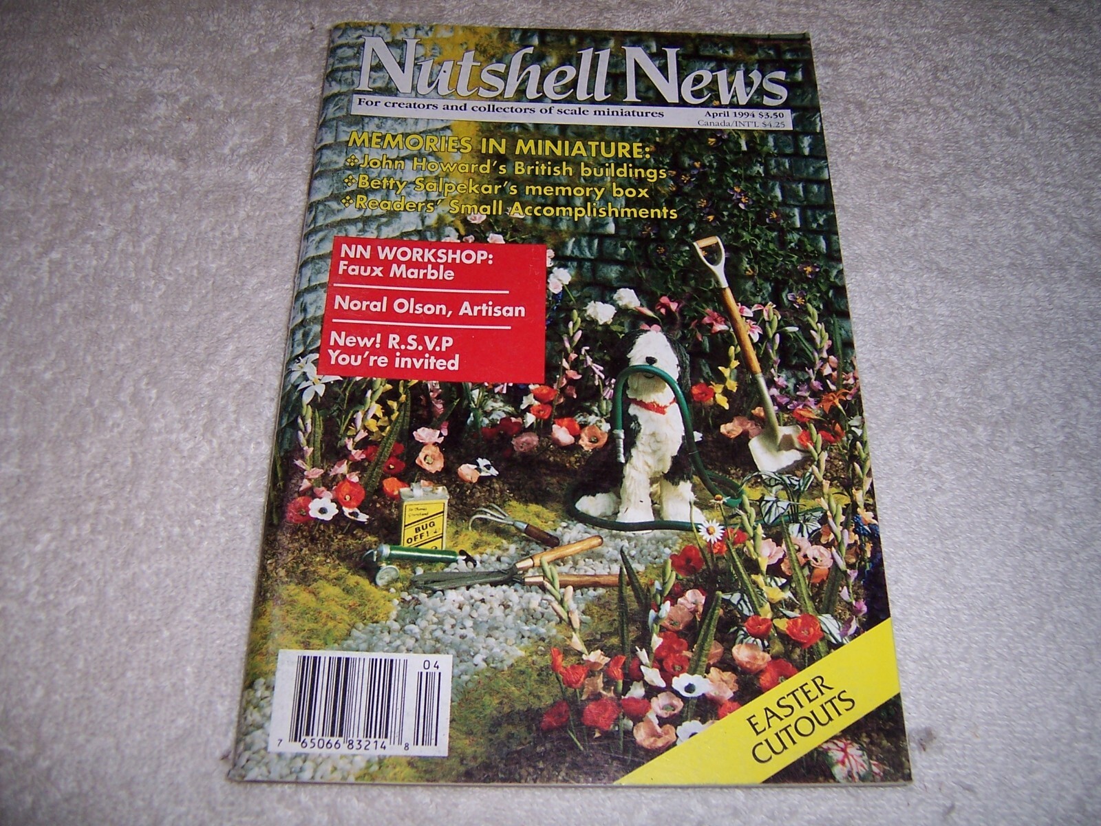 Nutshell News for creators of scale miniatures Magazine April 1994 John ...