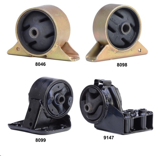 Complete Engine Motor & Transmission Mount Set 4PCS for Dodge Colt 1.8L ...