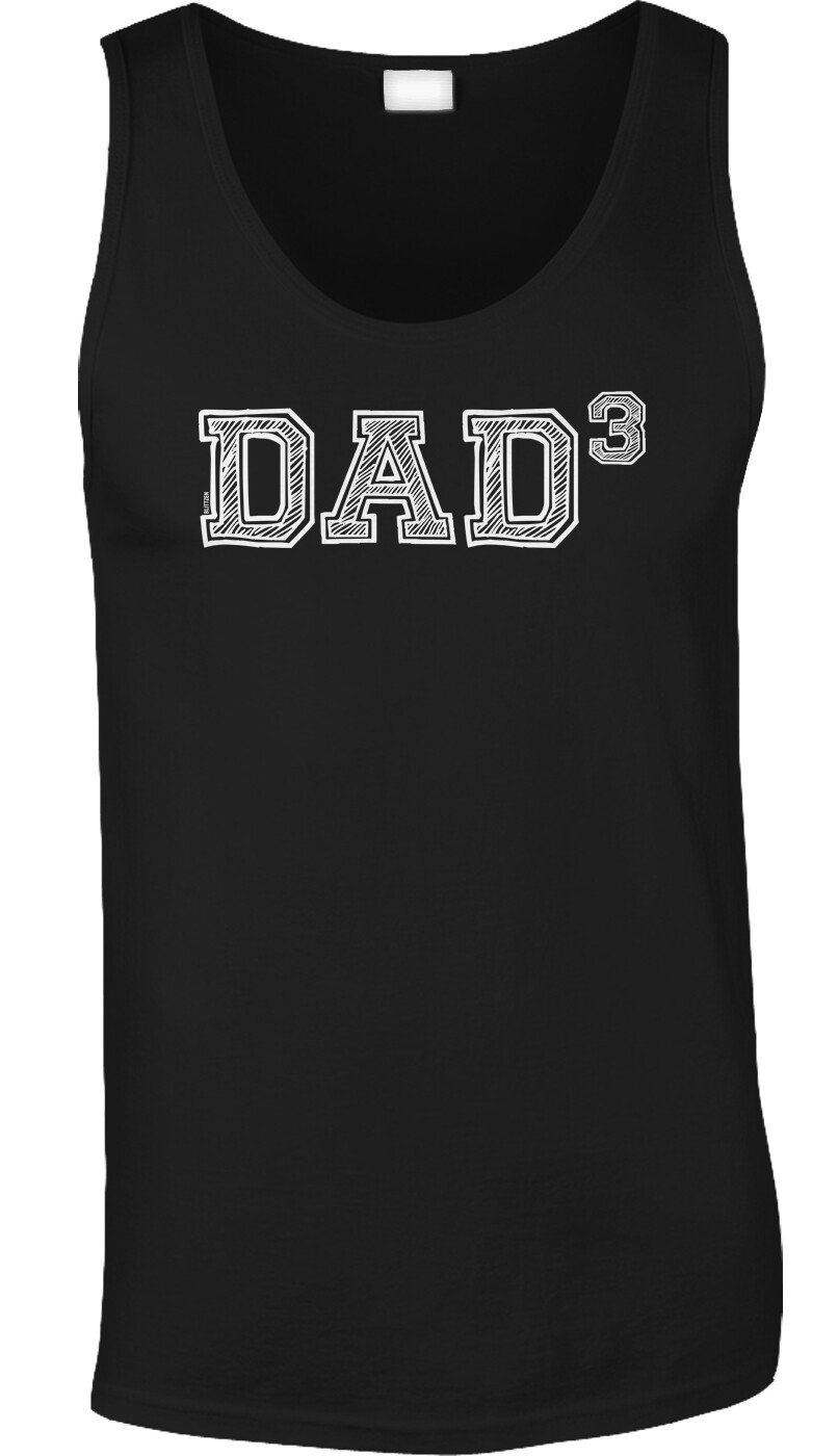 Dad of 3 Funny Humorous Fathers Day Gift Family Nerdy Math Jokes Mens ...